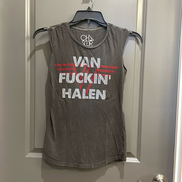 Chaser | Tops | Chaser Van Halen Distressed Shirt Nwt | Poshmark